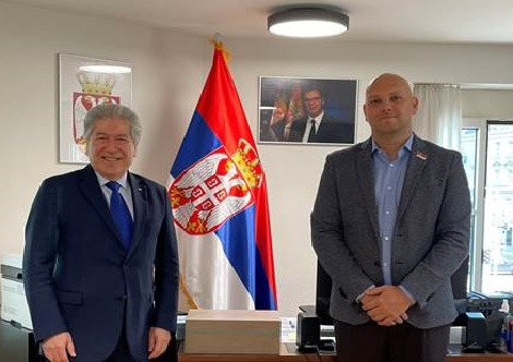 Visit of the Consul General of the Republic of Turkey to the Consulate General of the Republic ...